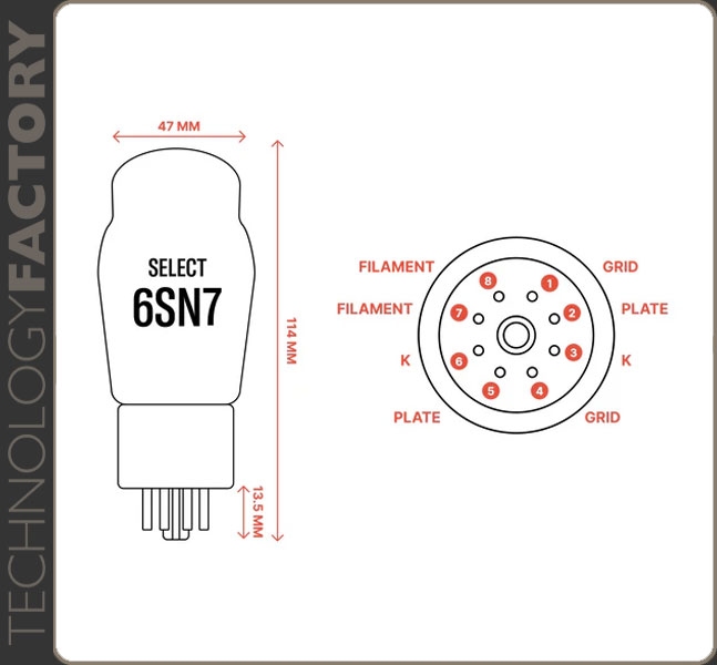 RAY TUBES SELECT 6SN7